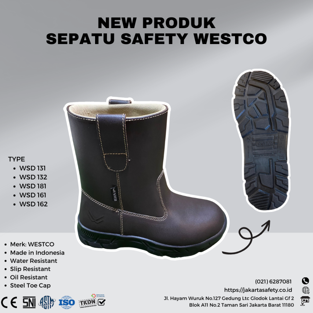 Jual Sepatu Safety Standar ISO - Jakarta Safety Equipment