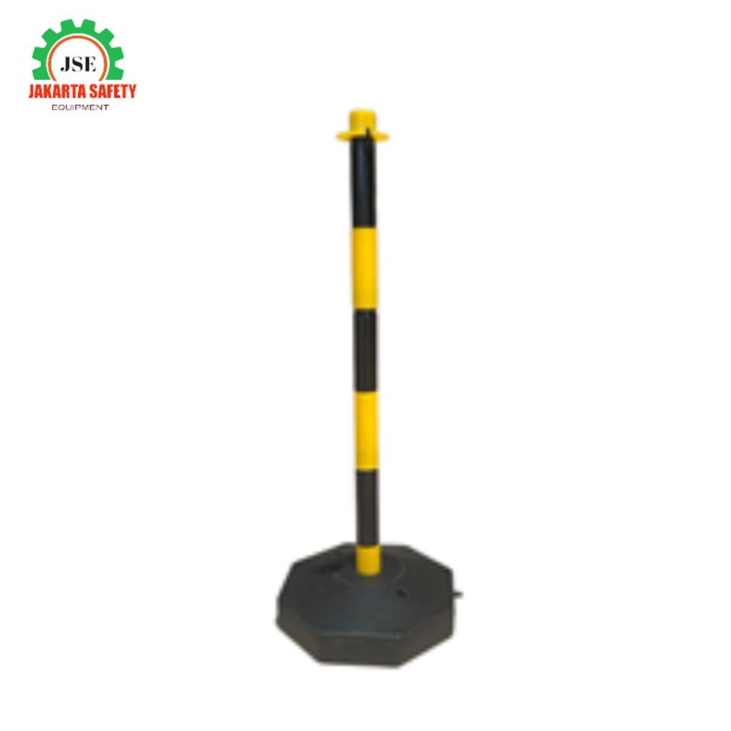 Stick bollard stick cone base plastik